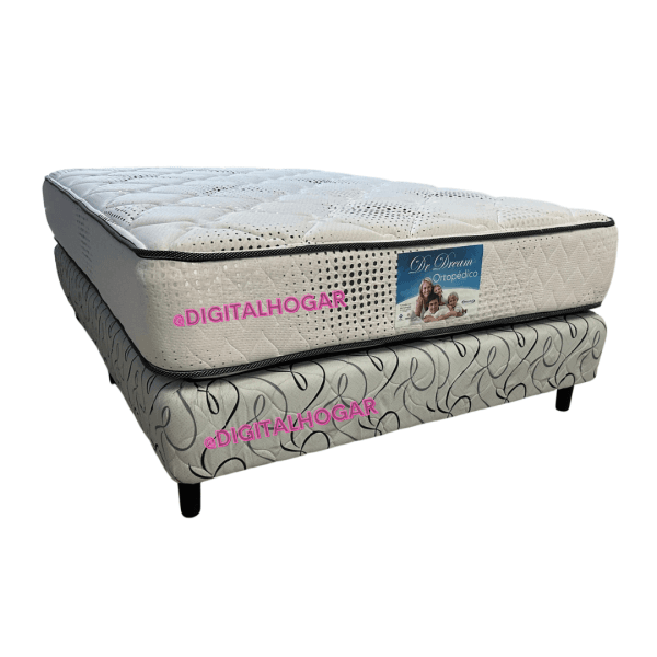 Colchon+Base Ortopedico (4/6) Dr Dream – Digital Hogar